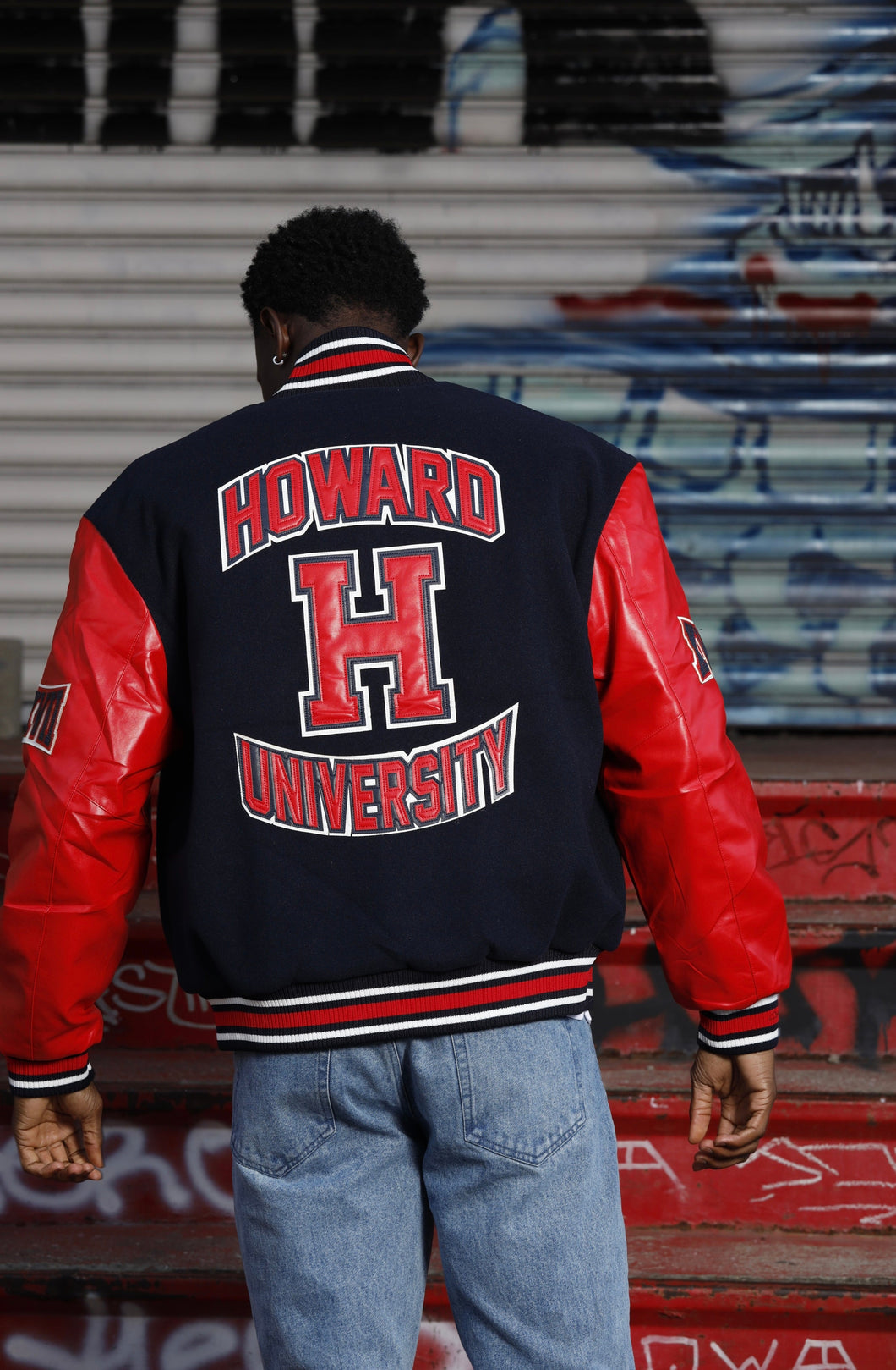 (Men) Howard University Varsity Jacket – Campus Remix