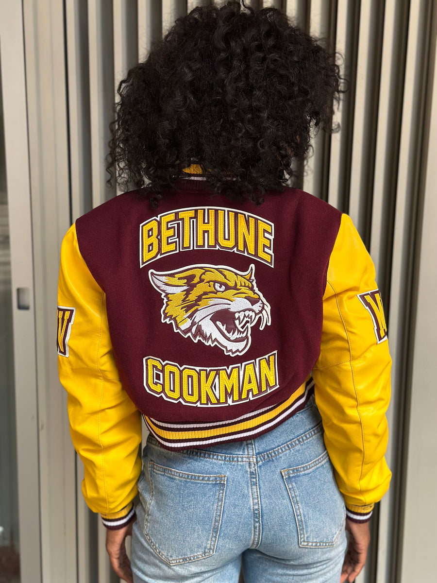 (Women) Bethune Cookman University Varsity Jacket – Campus Remix